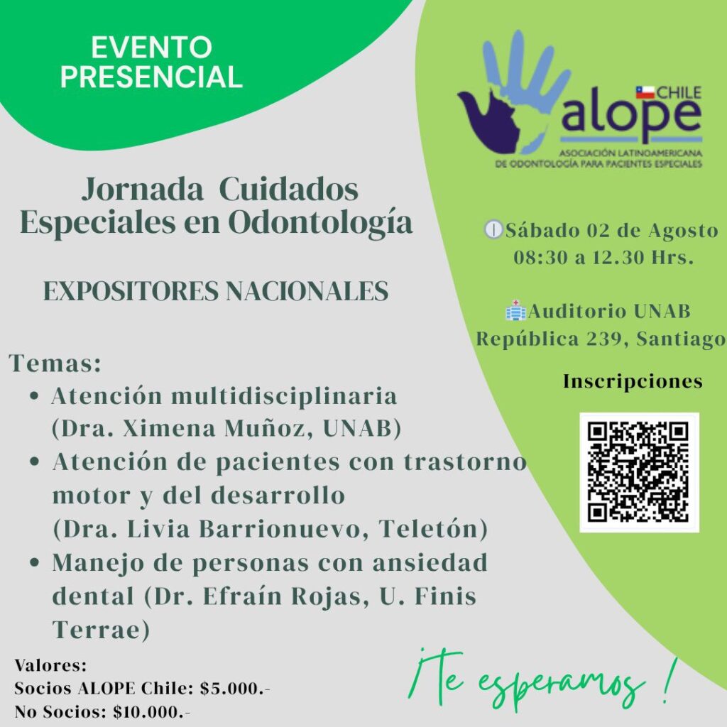 🦷 ¡Te invitamos a la Jornada de Cuidados Especiales en Odontología! 🦷 ...